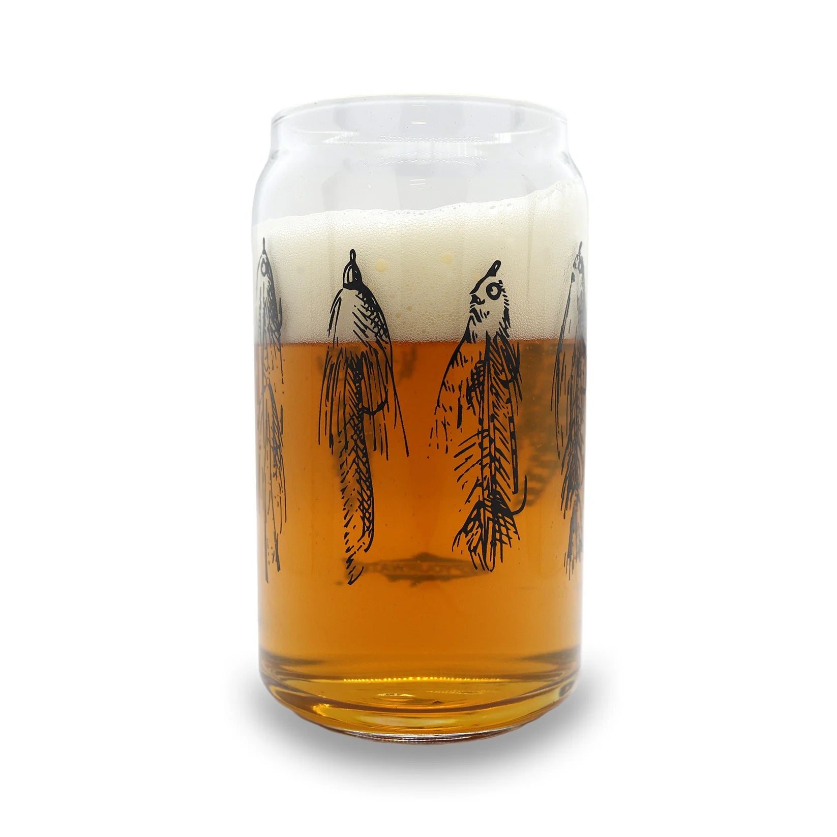 Rep Your Water Beer Can Glass – Cutthroat Anglers