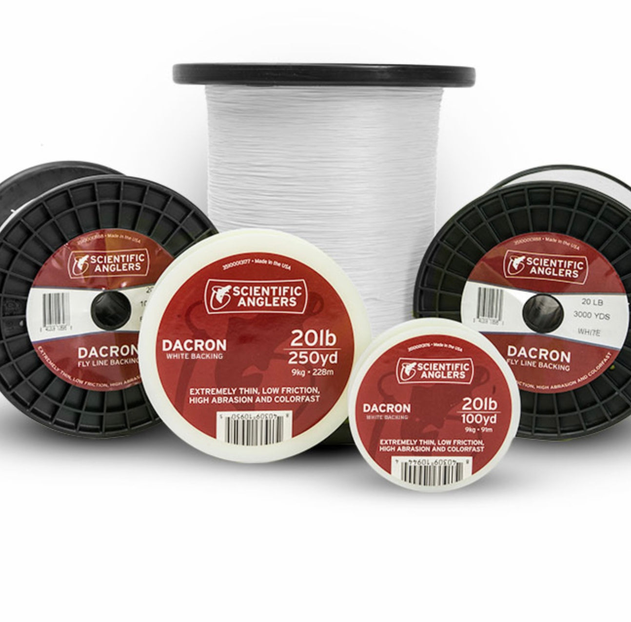 30lb Dacron White Backing – Cutthroat Anglers